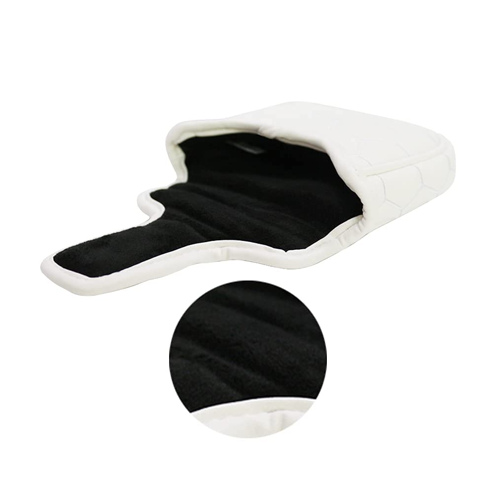 PINMEI Golf Mallet Putter Head Cover Mallet Headcovers Magnetic Club Cover Perfect for Scotty Cameron Odyssey Taylormade Ping (4.7×6 inches)