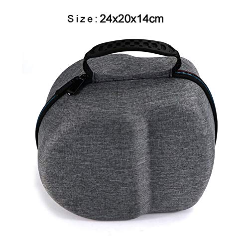 Travel Carrying Cover Skin Protective Pouch Storage Bag Hard EVA Case for -Oculus Quest 2 / Quest VR Gaming Headset, Gray