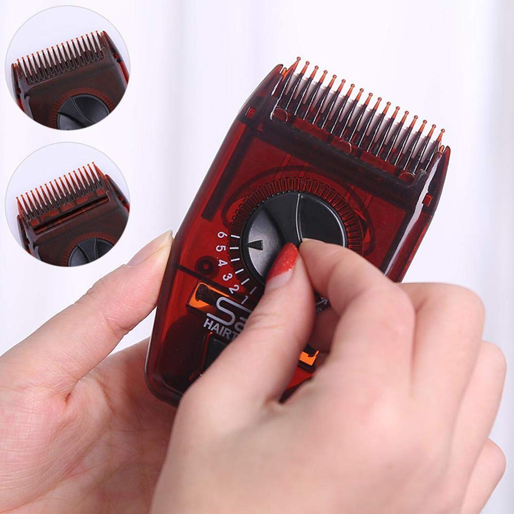 Multi-Functional Manual Hair Trimmer, Portable Adjustable Trimming Hair Comb, Hair Clipper Hair Split Ends Face Tool Grooming for Travel