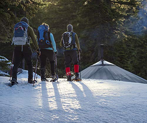MSR Evo Trail Snowshoe Kit with Trekking Poles and Seat-Cushion Backpack