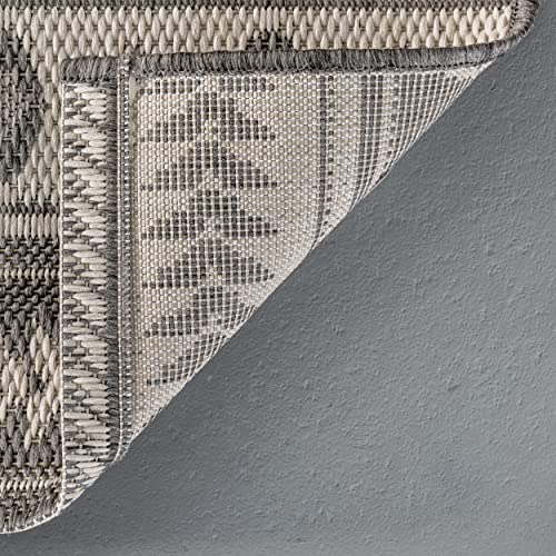 nuLOOM Teofila Indoor/Outdoor Accent Rug, 3x5, Grey