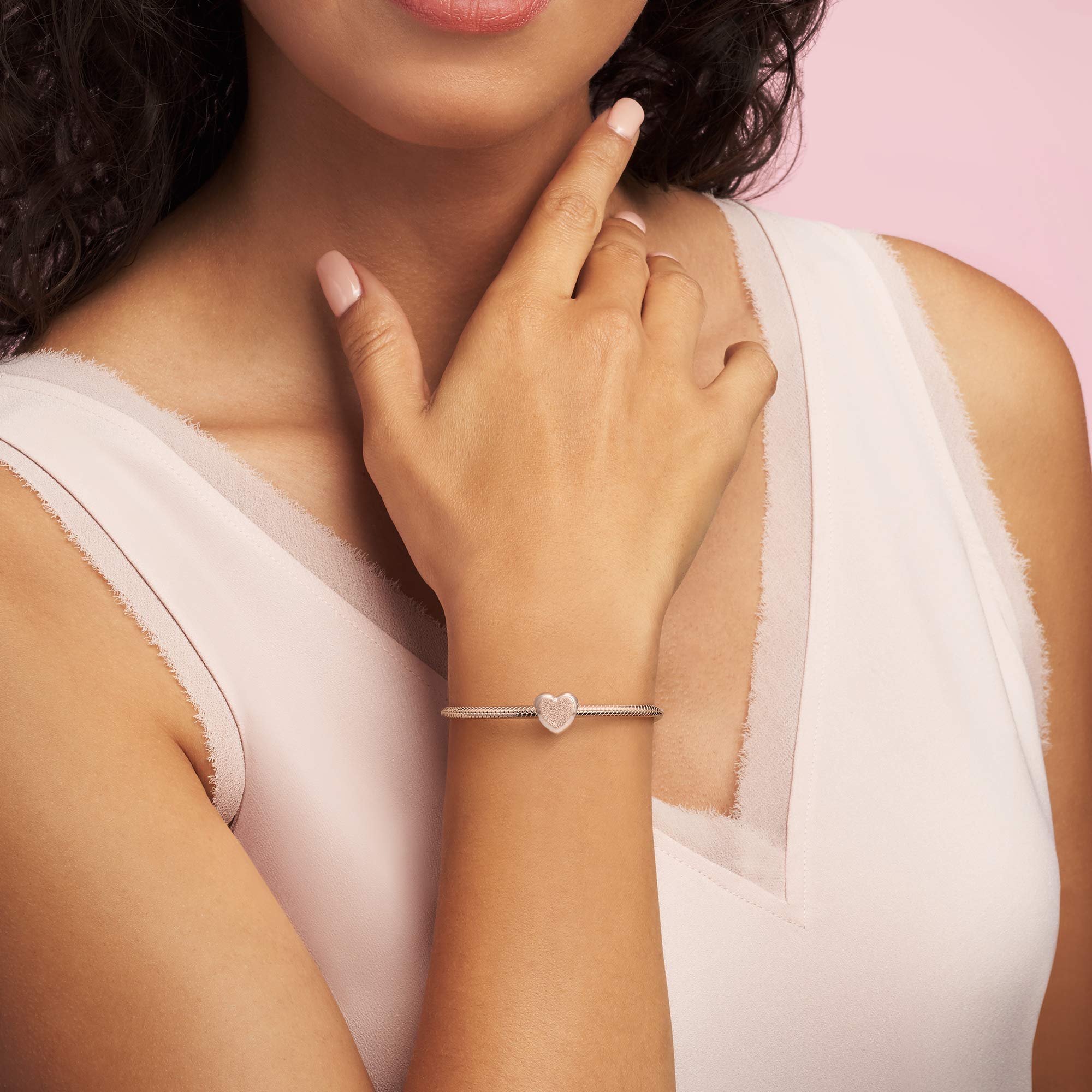 PANDORA Matte Brilliance Heart