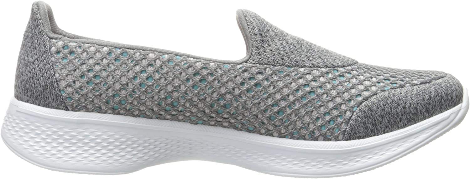 Skechers Performance Women's Go Walk 4 Kindle Slip-On Walking Shoe,Gray,10 M US