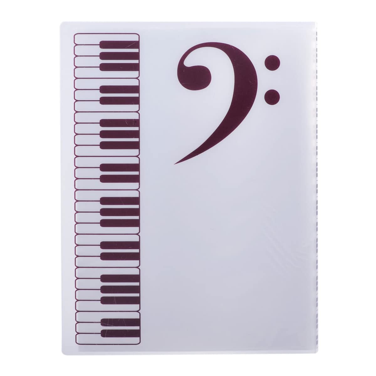 Music Folder Piano Score Folder Music Folder Storage Holder A4 Size Folder,40 Pockets Chorus Dedicated Sheet Music Folder