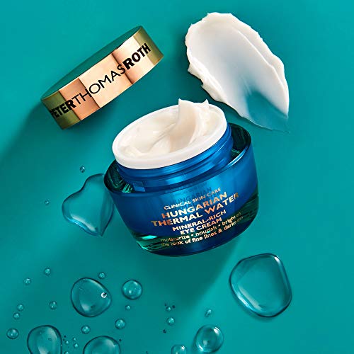 Peter Thomas Roth | Hungarian Thermal Water Mineral-Rich Eye Cream | Hydrating Eye Cream with Botanicals, Peptides and Caffeine for Fine Lines, Wrinkles, Crow's Feet and Darkness