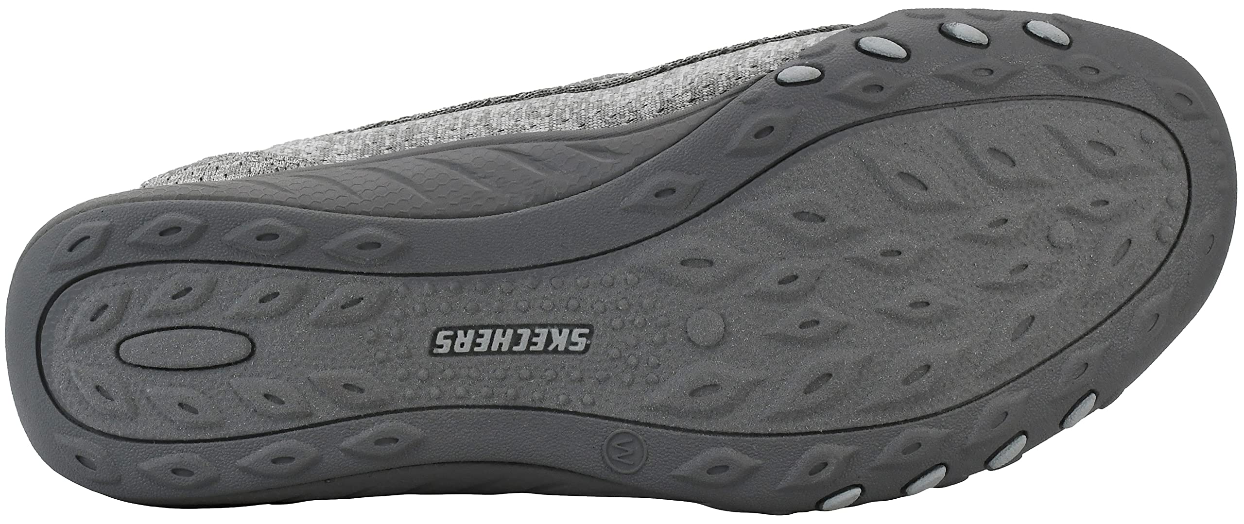 Skechers Women's Breathe Easy-Good Influence Sneaker, Grey, 8 M US