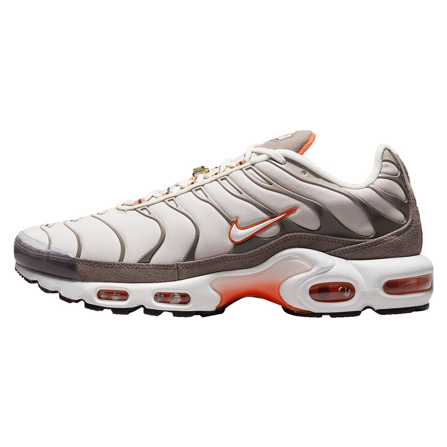 Nike mens Air Max Plus Se Style Db0681, Cream Ii/White-orange-black, 10