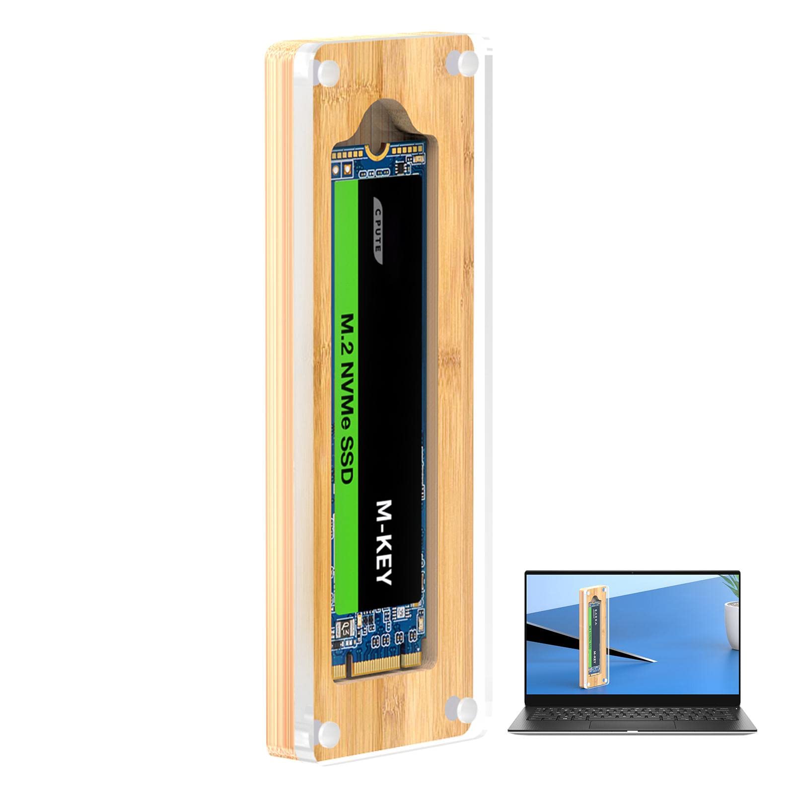 yuxun .2 2280 SSD Protector Case,Waterproof M2 2280 SSD Storage Case Holder Magnet Adsorption - .2 2280 The Internal Solid States Drive Protector Holder for PC Desktop Laptop
