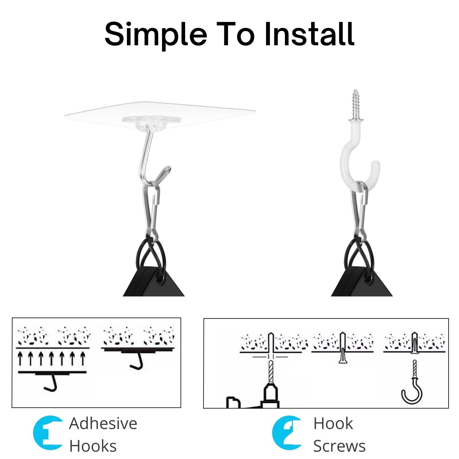 TNP VR Cable Management Retractable Cord Ceiling Cable Management VR Pulley System 6 Pack Black for HMD Link Cable Oculus Meta Quest 2 / Rift S/PSVR/Valve Index/HTC Vive/HP Suspension