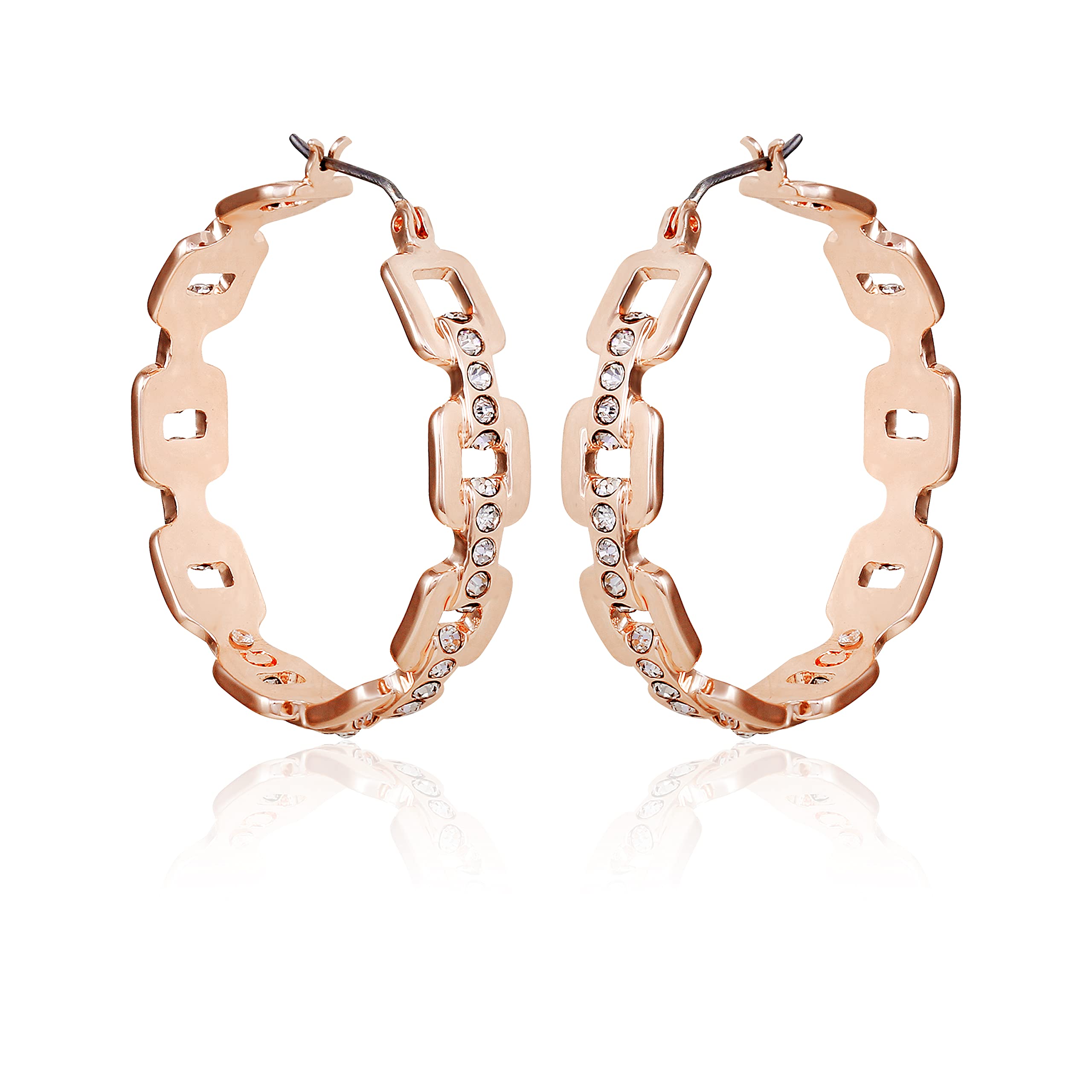 Stone accented hoop