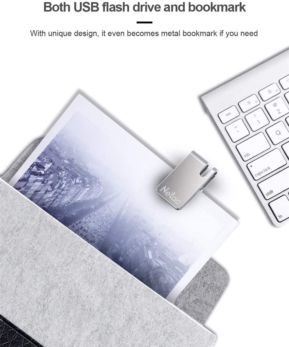 Netac 64GB Flash Drive USB 3.0 Memory Stick Thumb Drive Jump Drive 64GB, Read Speeds up to 90MB/s