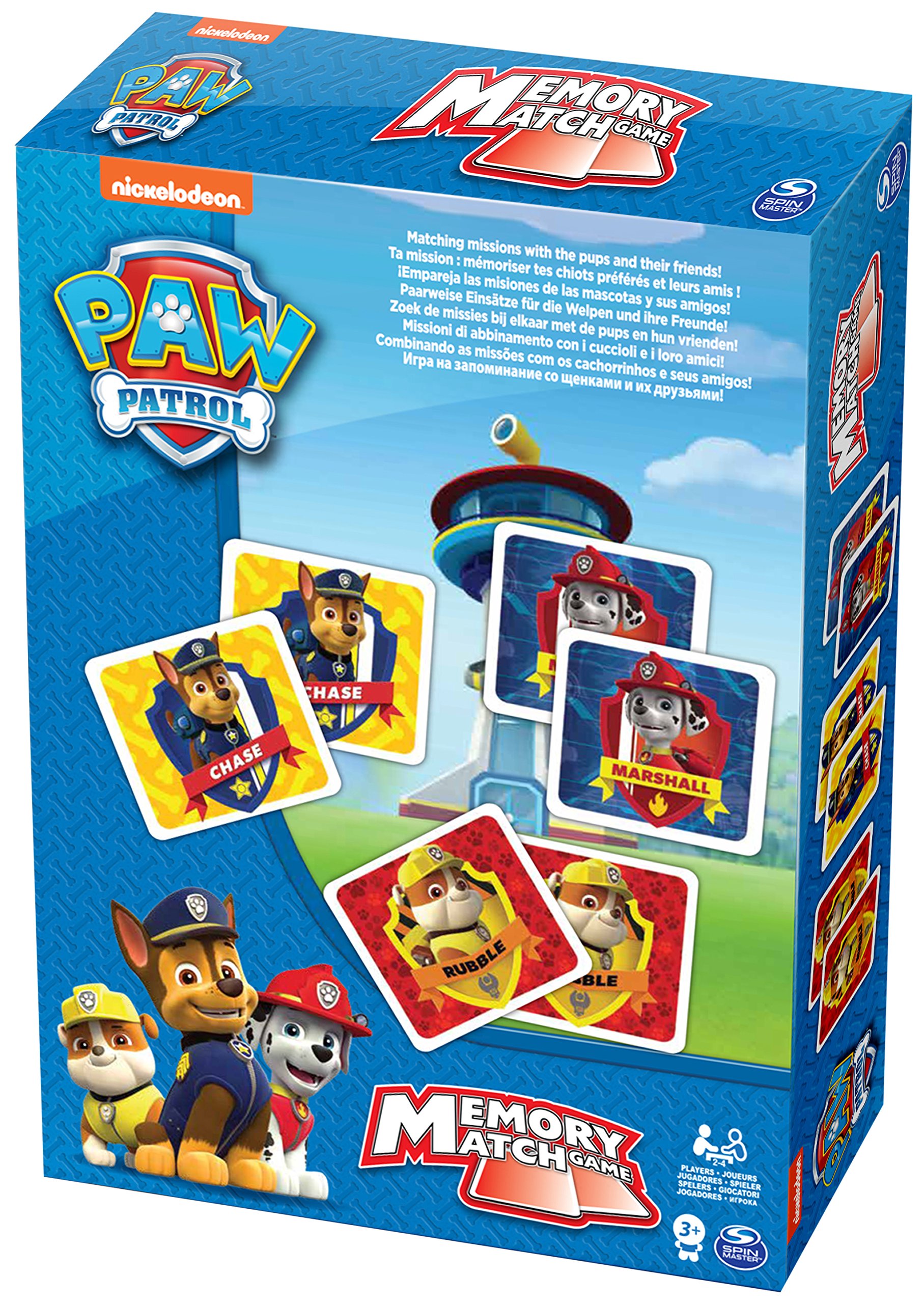 Paw Patrol 6033301 Spin Master Memory Match Cards