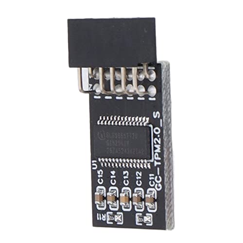 YYQTGG Encryption Module, TPM 2.0 Module LPC Interaface Easy Installation 27mm Length Electronic Component for Replacement