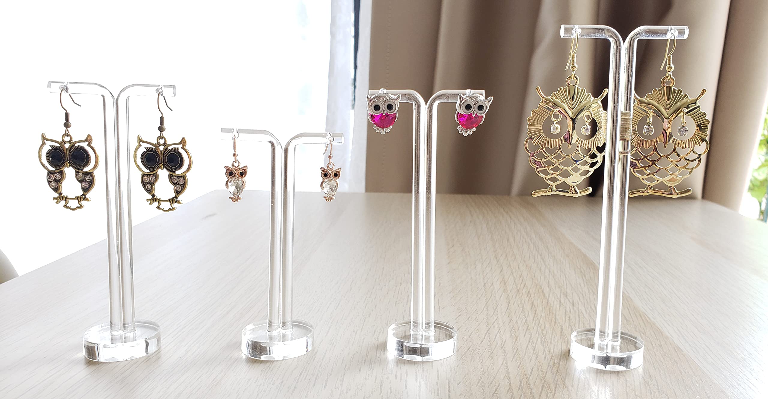 Owl Bird For Womens Stud Dangle Animal Cute Pretty Jewelry Earrings 4 Pairs Set Pack Deal