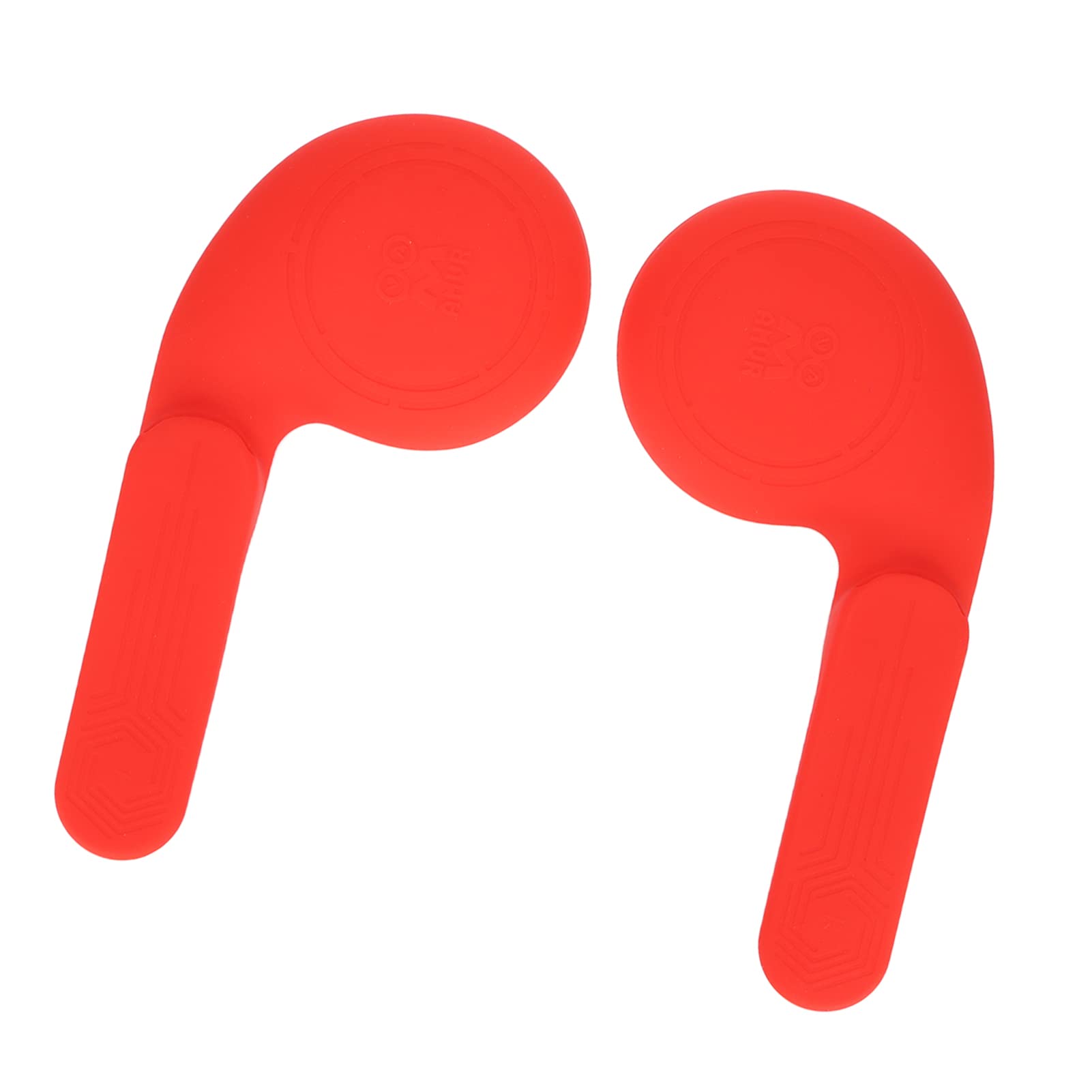 Silicone Earmuffs Replacement VR Silicone Earmuffs Enhance Earphone Sound Earphone Extension Cover for Oculus Quest 2(red)
