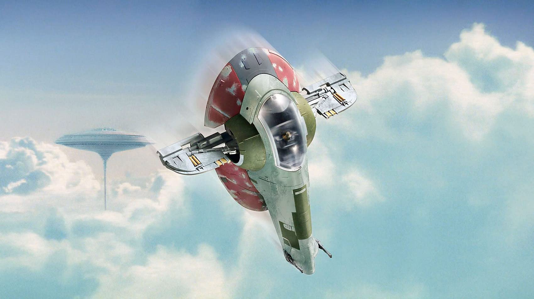 Revell RV05678 Slave I 40th Anniversary The Star Wars Plastic Model kit, Unvarnished