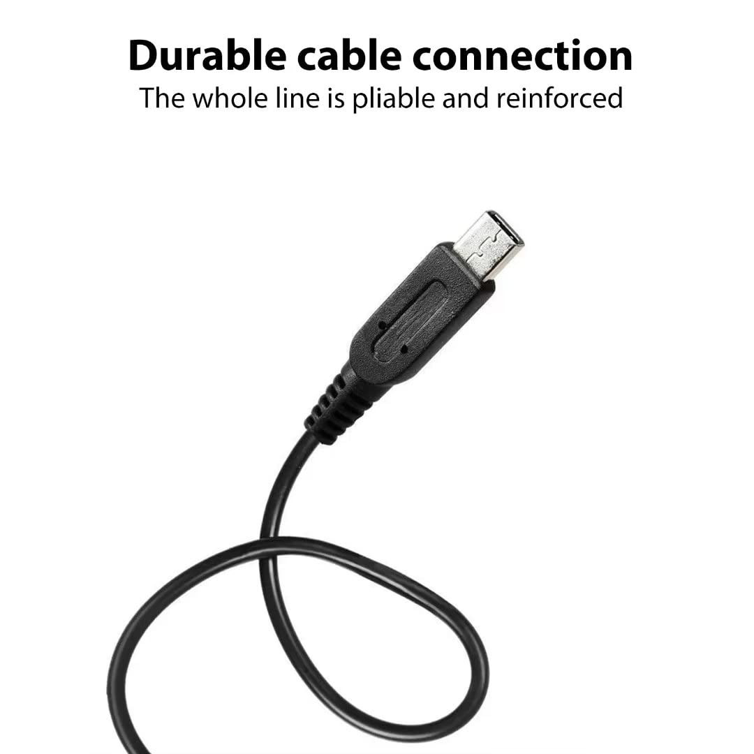 Xspeedonline 2Pcs USB Power Charger Charging Cable for Nintendo 3DS DSi NDSI XL PADA A126, Easy Portaibility