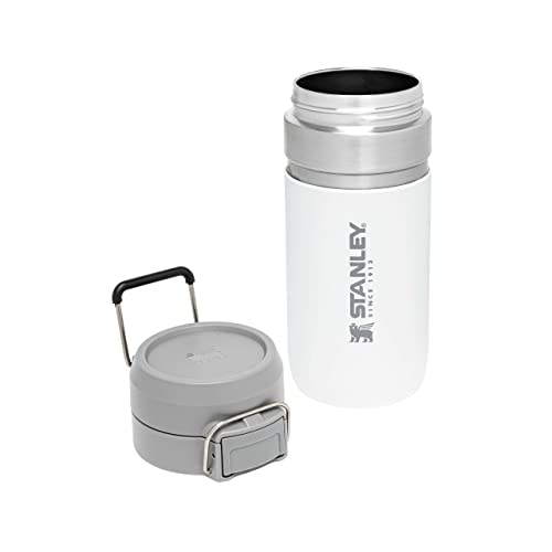 Stanley Quick Flip Stainless Steel Water Bottle .47L / 16OZ Polar β Leakproof Metal Water Bottle Kids - Push Button Locking Lid - BPA-Free Kids Thermos Water Bottle - Dishwasher Safe