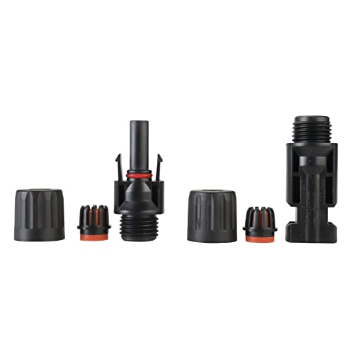SanSanYa 100PCS Solar Connectors 50Pairs Male/Female Solar Panel Cable Connectors IP67 Waterproof