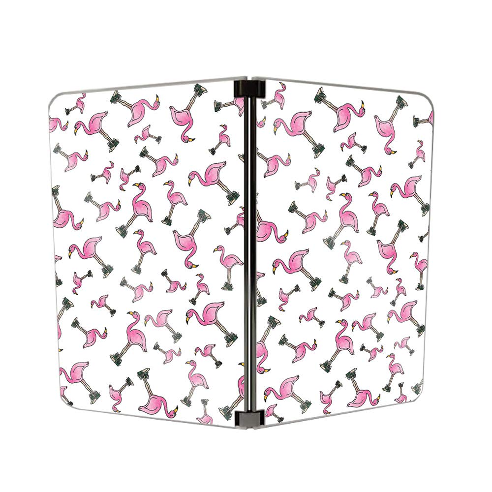 MightySkins Glossy Glitter Skin for Microsoft Surface Duo - Cool Flamingo | Protective, Durable High-Gloss Glitter Finish | Easy to Apply, Remove, and Change Styles | Made in The USA