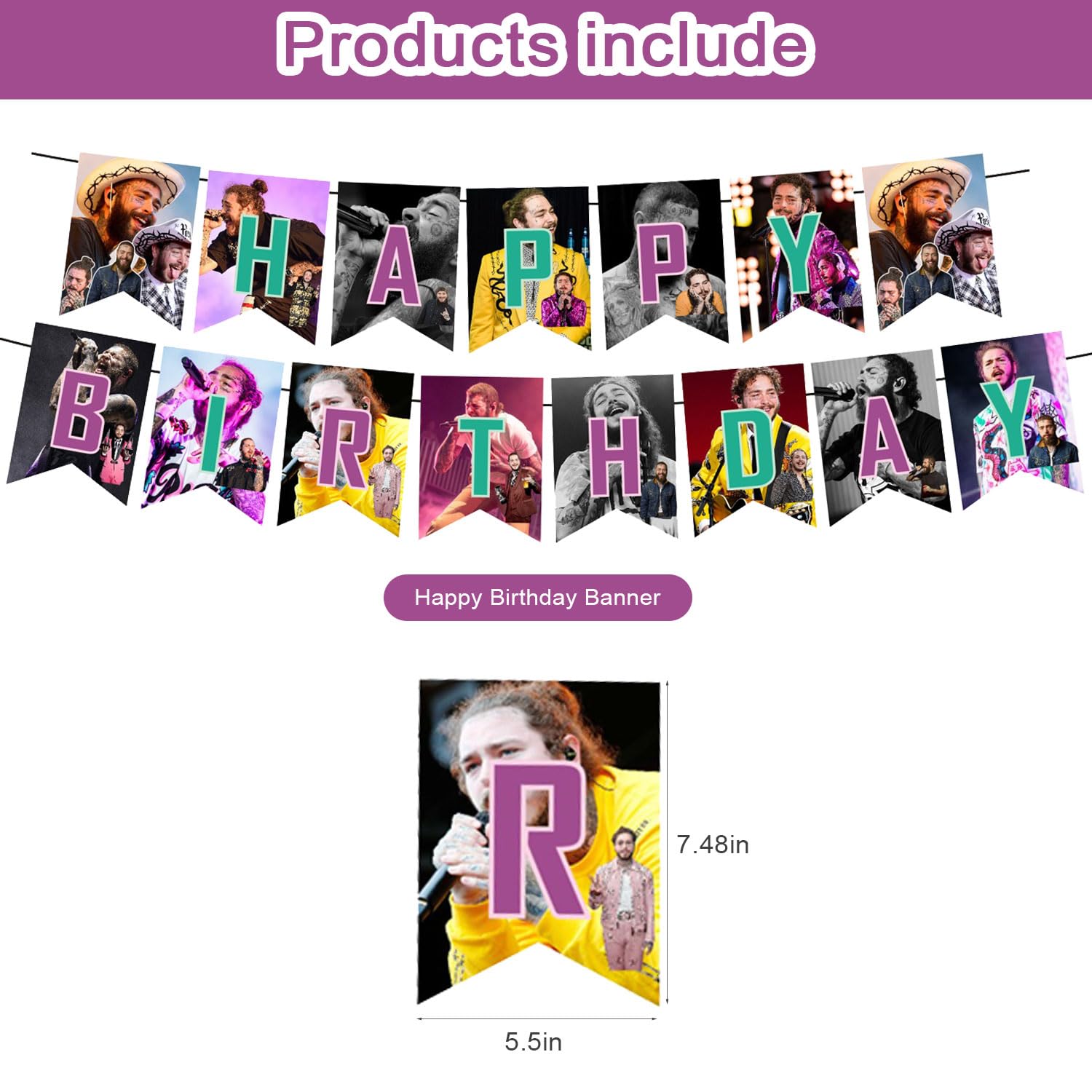 ๐๐ธ๐ผ๐ฝ ๐๐ช๐ต๐ธ๐ท๐ฎ Party Decorations,Birthday Party Supplies For ๐๐ธ๐ผ๐ฝ ๐๐ช๐ต๐ธ๐ท๐ฎ Party Supplies Includes Happy Birthday Banner, Balloons, Cupcake Toppers, Cake Topper for Boys And Girls