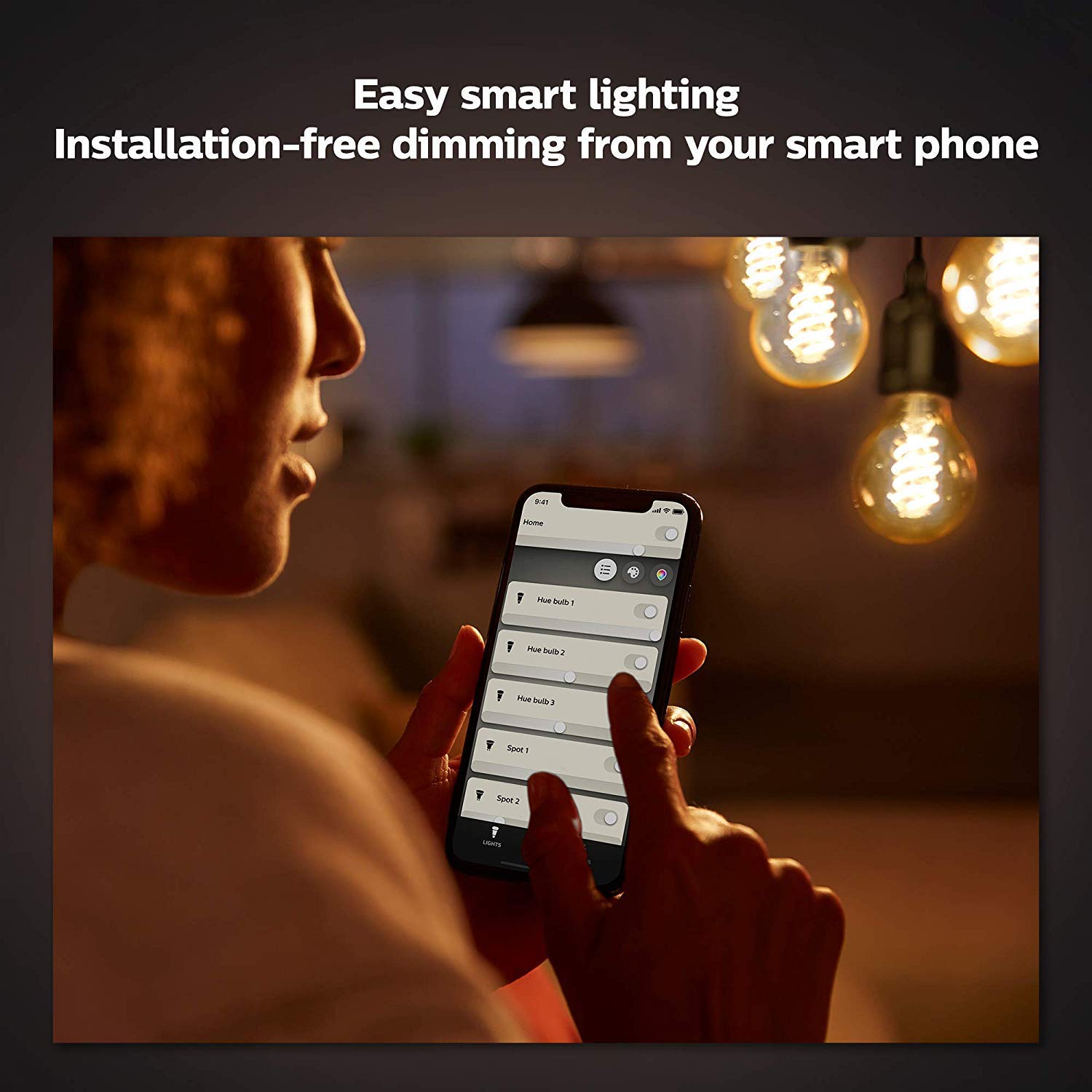 Philips Hue White Filament Globe G25 LED Smart Vintage Bulb, Bluetooth & Hub Compatible (Hue Hub Optional), Voice Activated with Alexa