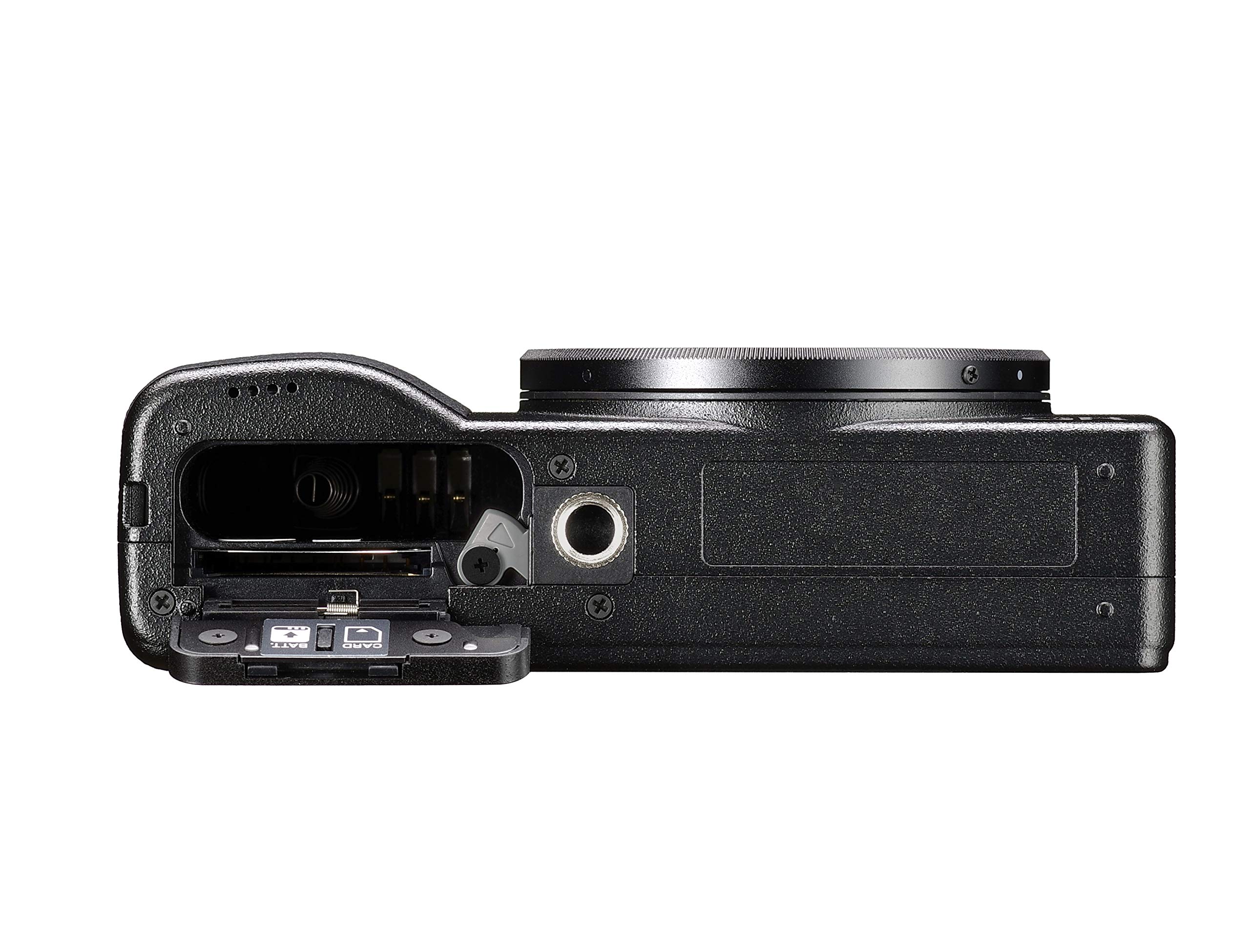 Ricoh GR IIIx, Black, Digital Compact Camera & Leather Soft case GC-11 [Compatible Models: GR III, GR IIIx], Black & DB-110 Rechargeable Li-Ion Battery GR Series WG6 G900 Theta X