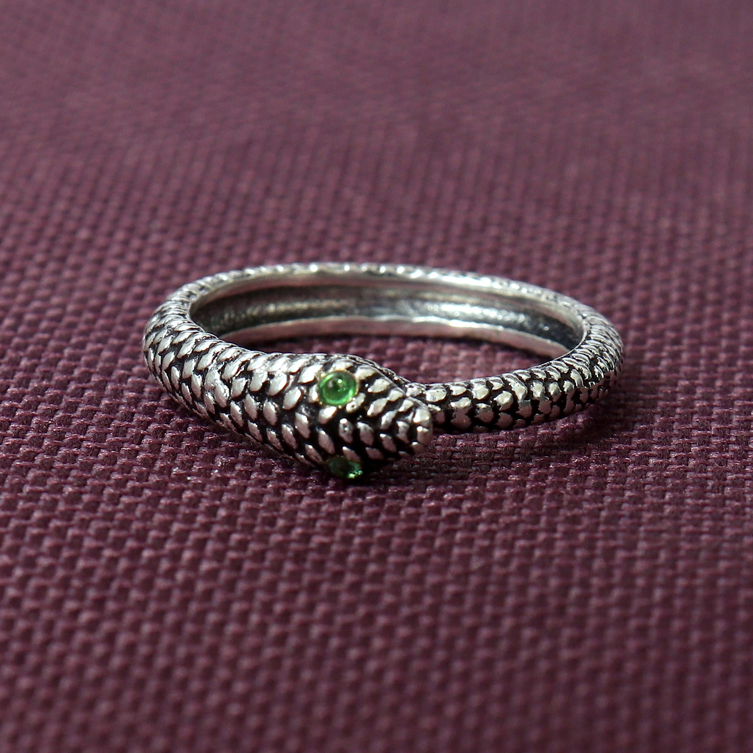 P4 Creation The Sophia Serpent Ring Ouroboros Snake Ring (6)