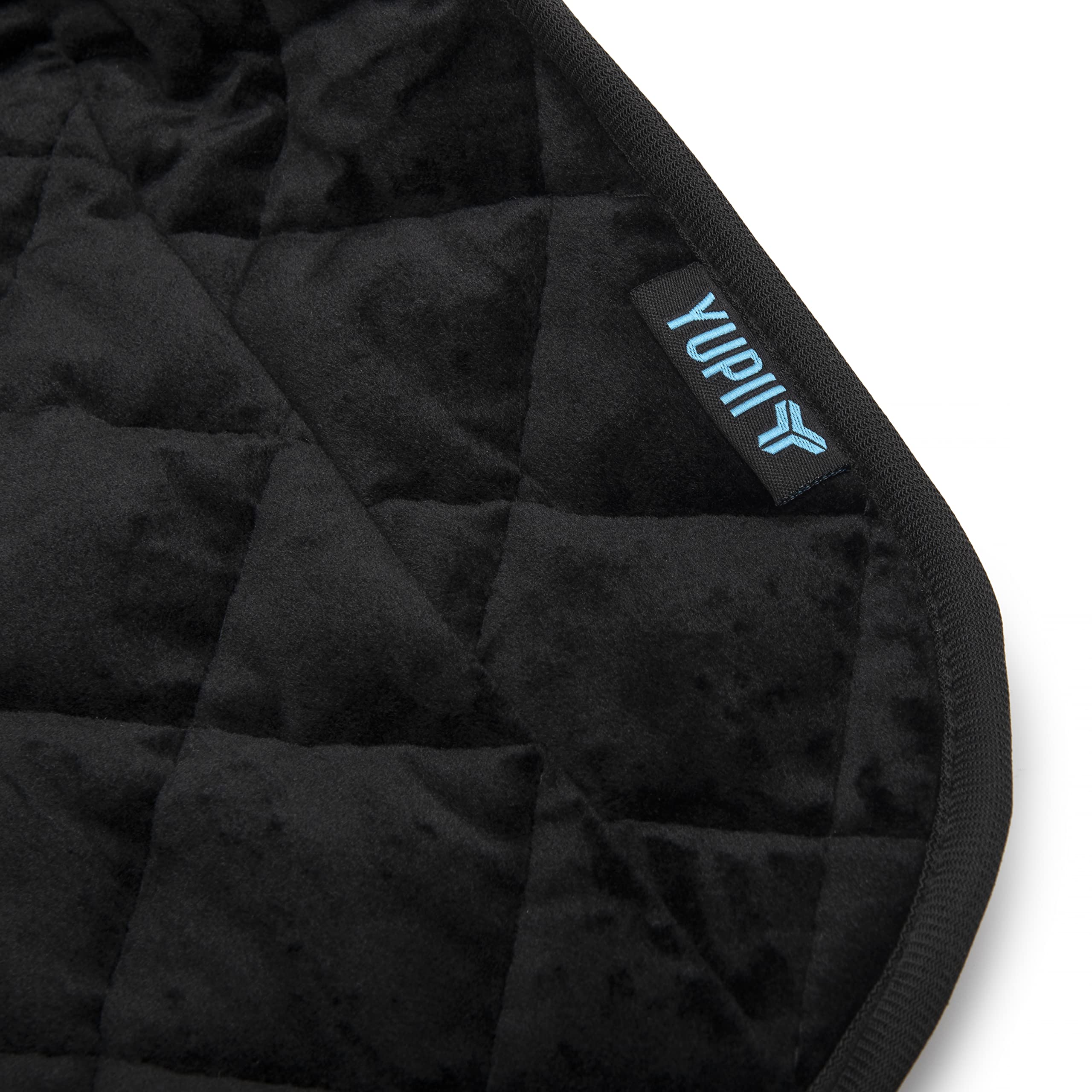YUPII Piddle Pad Waterproof Car Seat Protector - 2 Pack- Black Potty Training Cover - Comfortable and Reusable for Seats and Strollers - Plus a Shoulder Strap