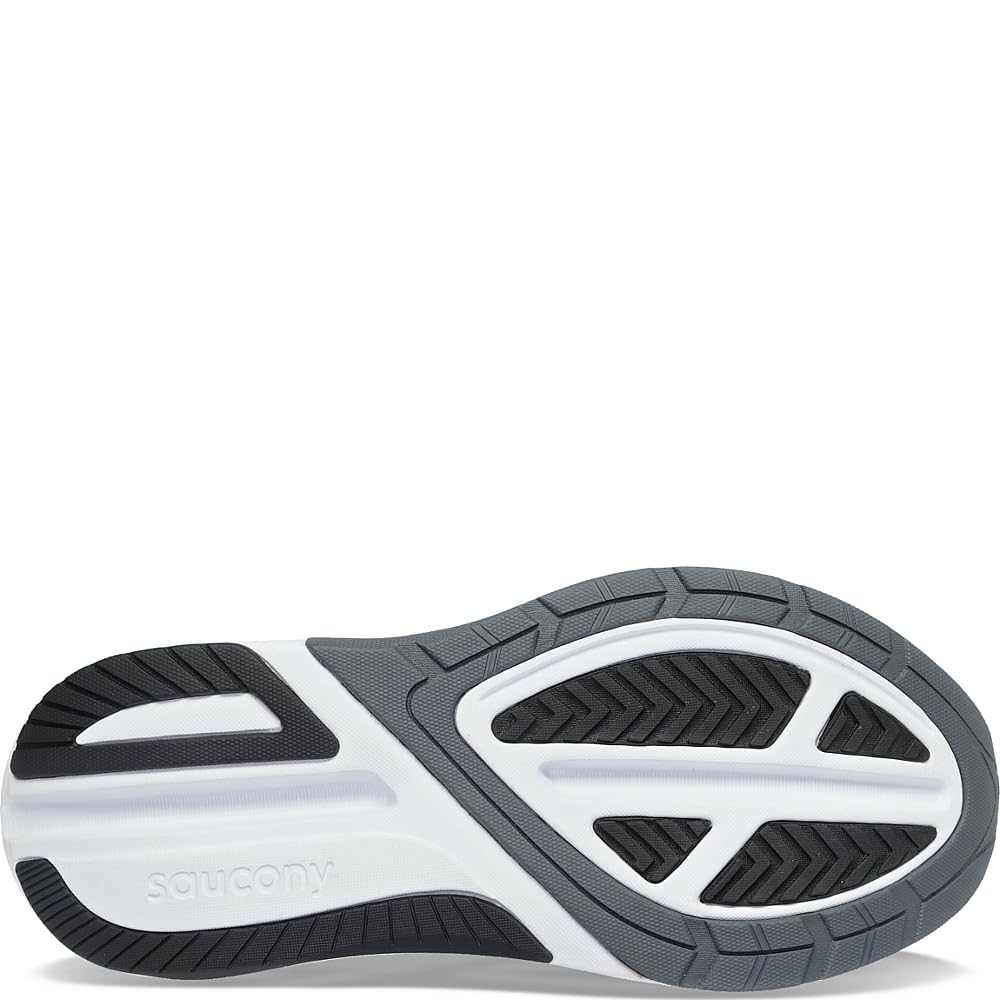 Saucony Echelon 9, Running Shoe Womens, Black/White, 8.5