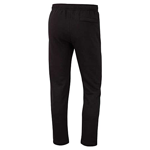 Nike Men's NSW Club Pant Open Hem, Black/Black/White, Large
