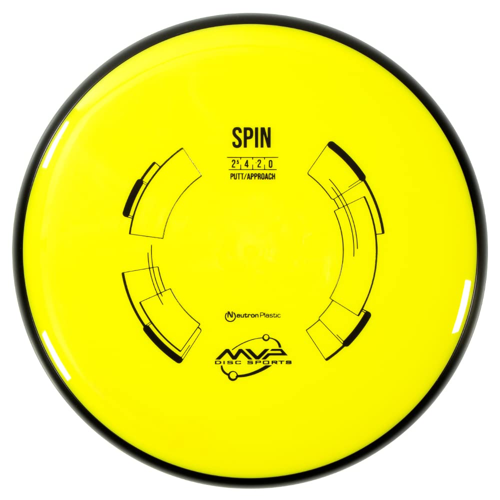 MVP Disc Sports Neutron Spin Disc Golf Putter (165-170g / Colors May Vary)