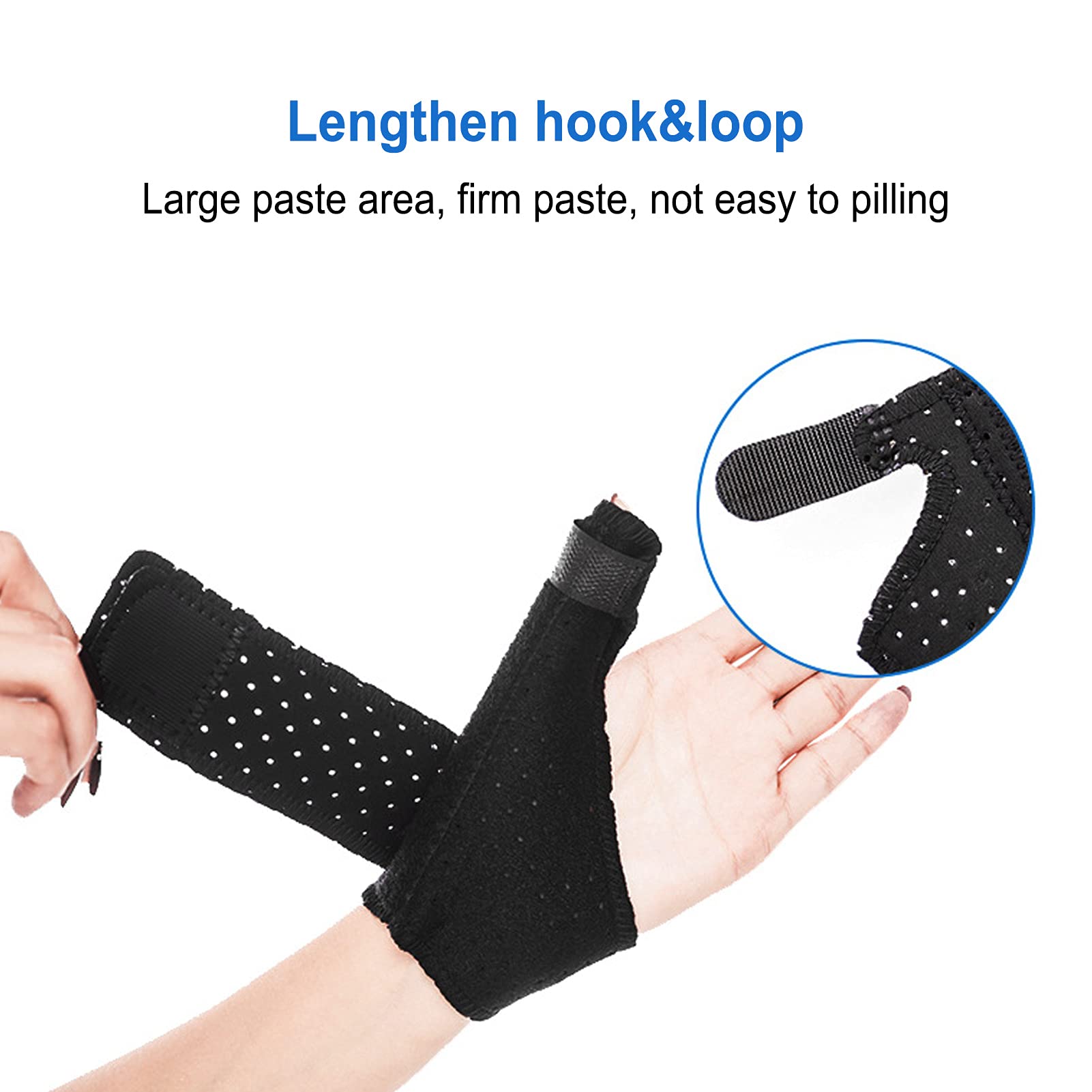 Thumb Corrector Stabilizer, Adjustable Thumb Splint, Wrist Thumb Stabilizer with Built in Aluminum Bar, Children Thumb Support Brace, for Thumb Bone Fracture, Ligament Injury, Finger Sprain(XS)
