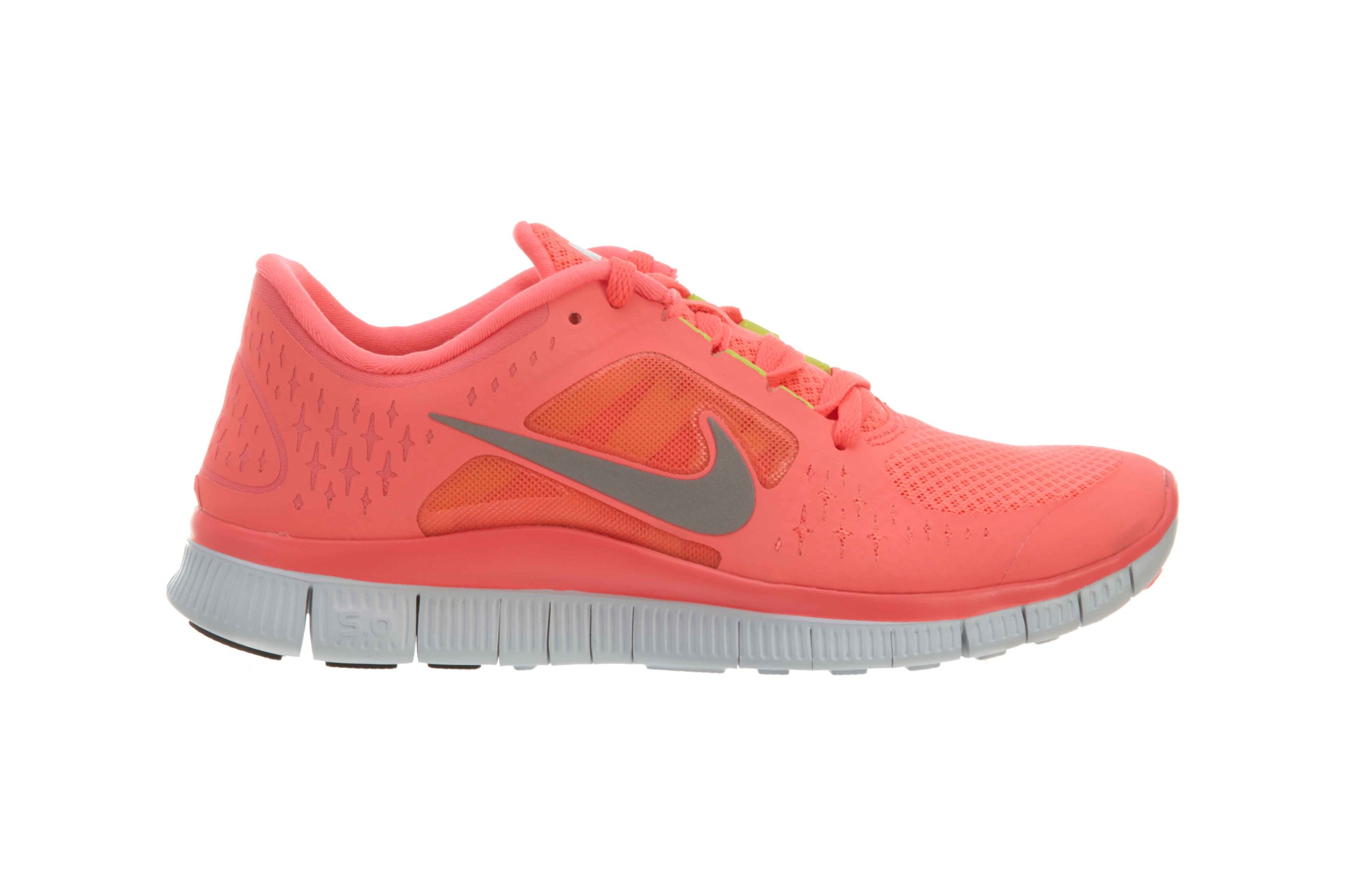 Nike WMNS Free Run 3 Hot Punch Pink Volt 2012 Womens Running Shoes 510643-600 [US Size 7]