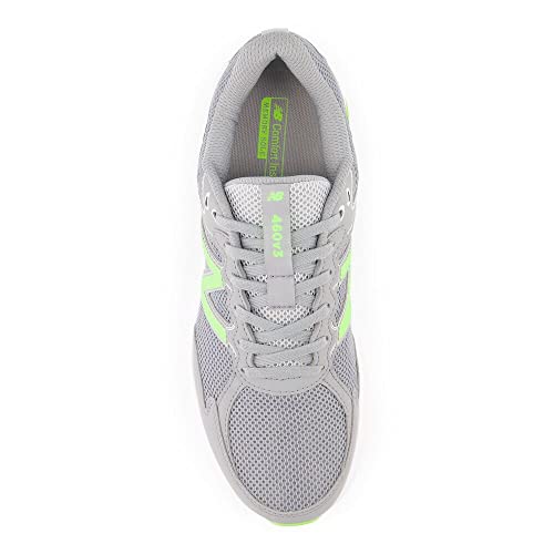 New Balance Men's 460 V3 Running Shoe, Steel/Pixel Green/Light Aluminum, 8.5