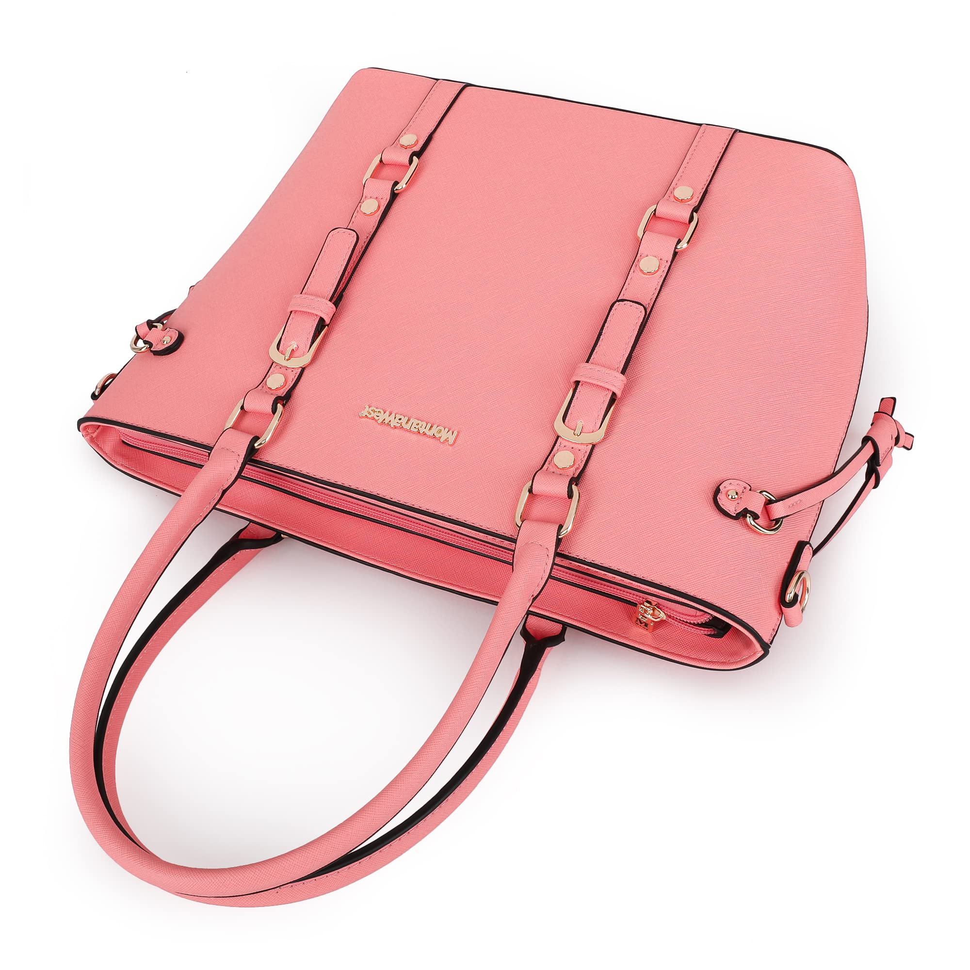 Montana West 3PCS Purses for Women Tote Purse and Wallet Set Shoulder Satchel Bags MWC3-C032WPK