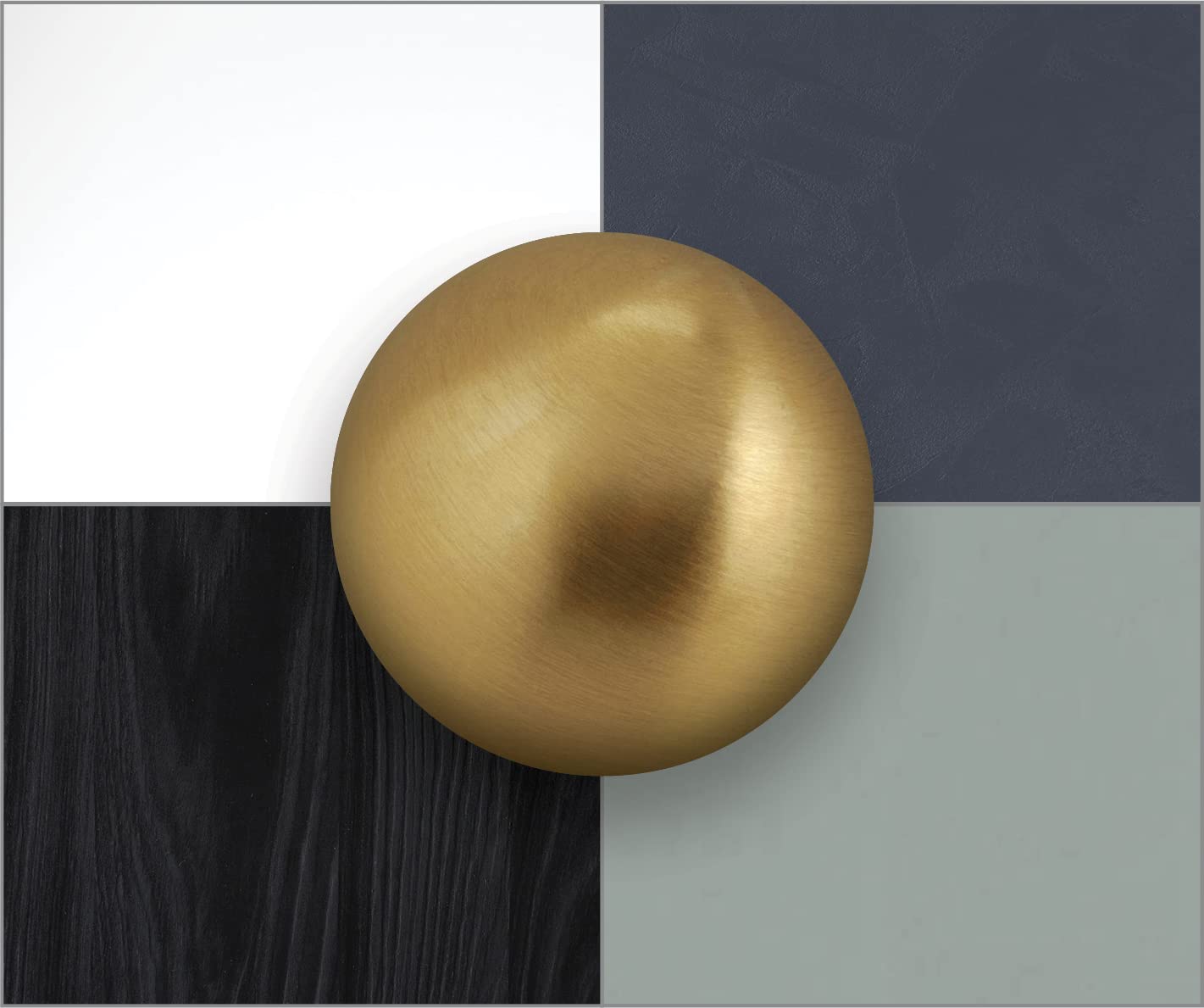 Richelieu Hardware 79761654165 5/8 in (16 mm) Center Brushed Gold Contemporary Cabinet Pull