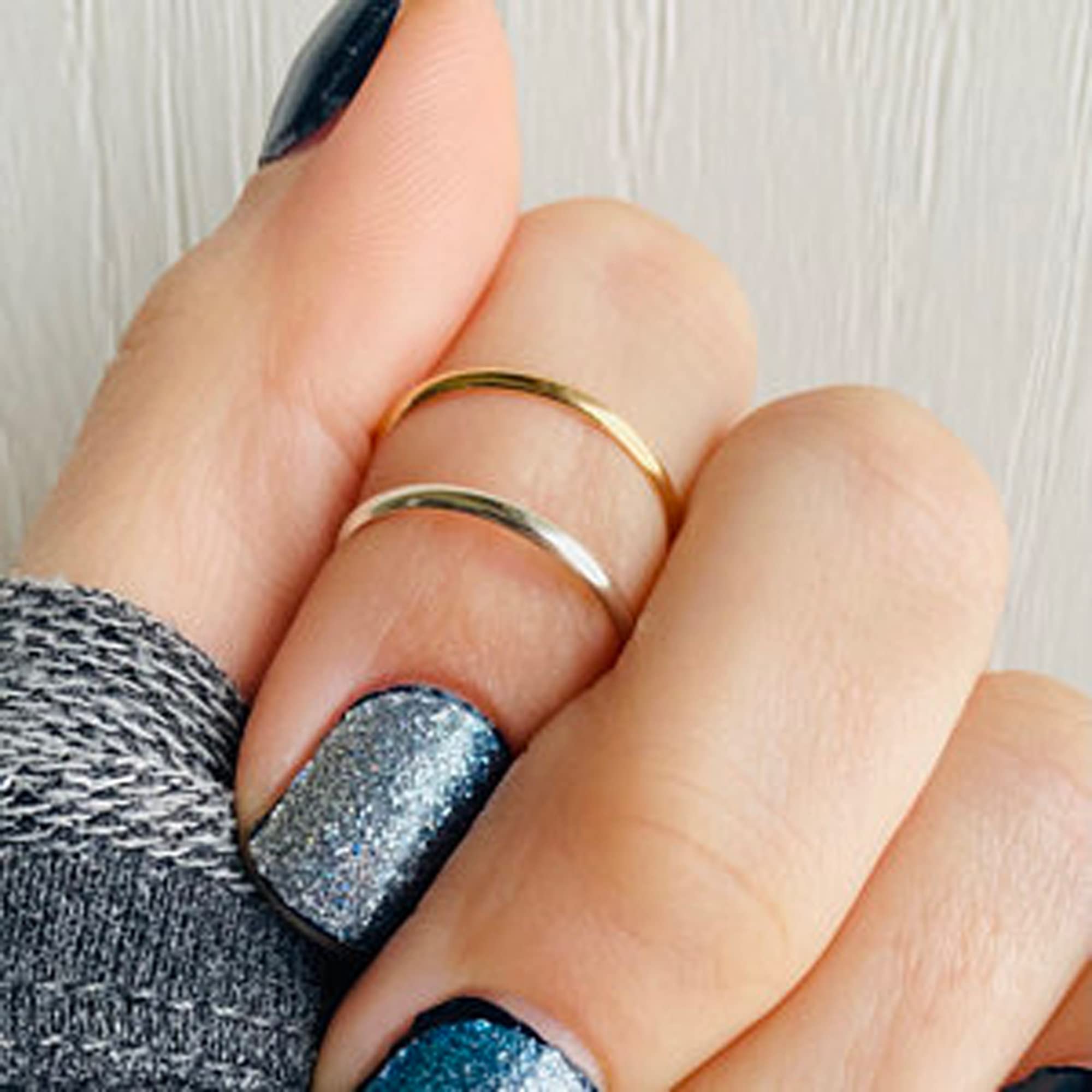 TOE RINGS & THINGS | 1mm .925 Sterling Silver Adjustable Toe Ring | Unisex | Simple Silver Band