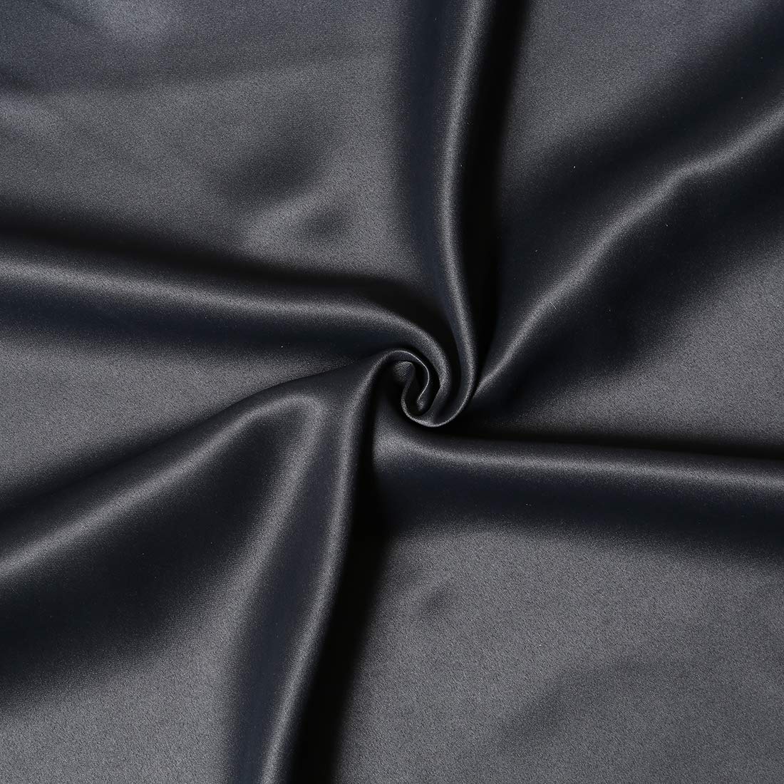 PartyDelight 42" X 18" Black Valance Curtains Blackout Curtains for Small Window, 1 Piece