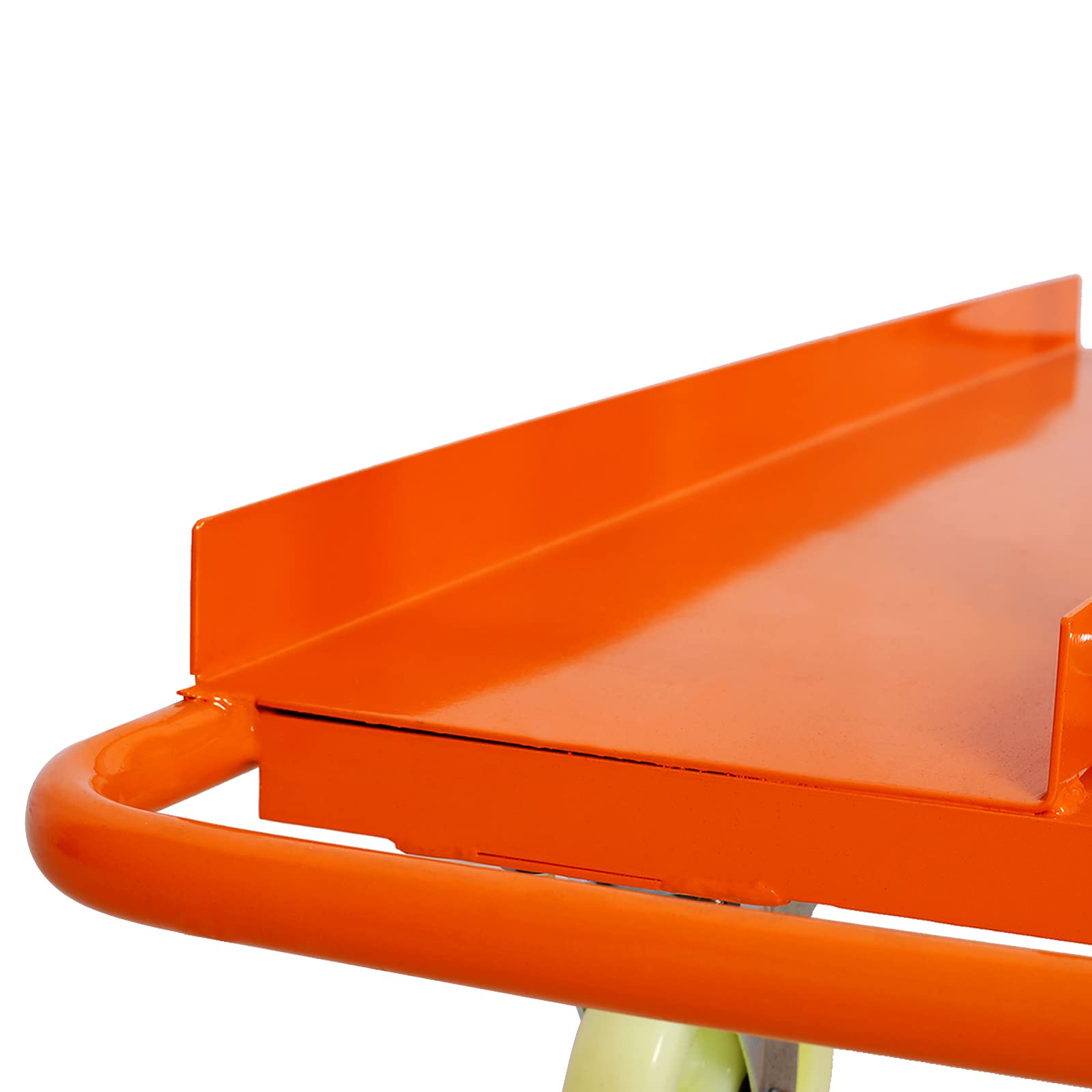 Veemuaro Heavy Duty Drywall Sheet Cart, Panel Dolly Cart 1600LBS Load Capacity with Four 5" Wheels, Service Cart for Garage, Home, Warehouse (Orange)