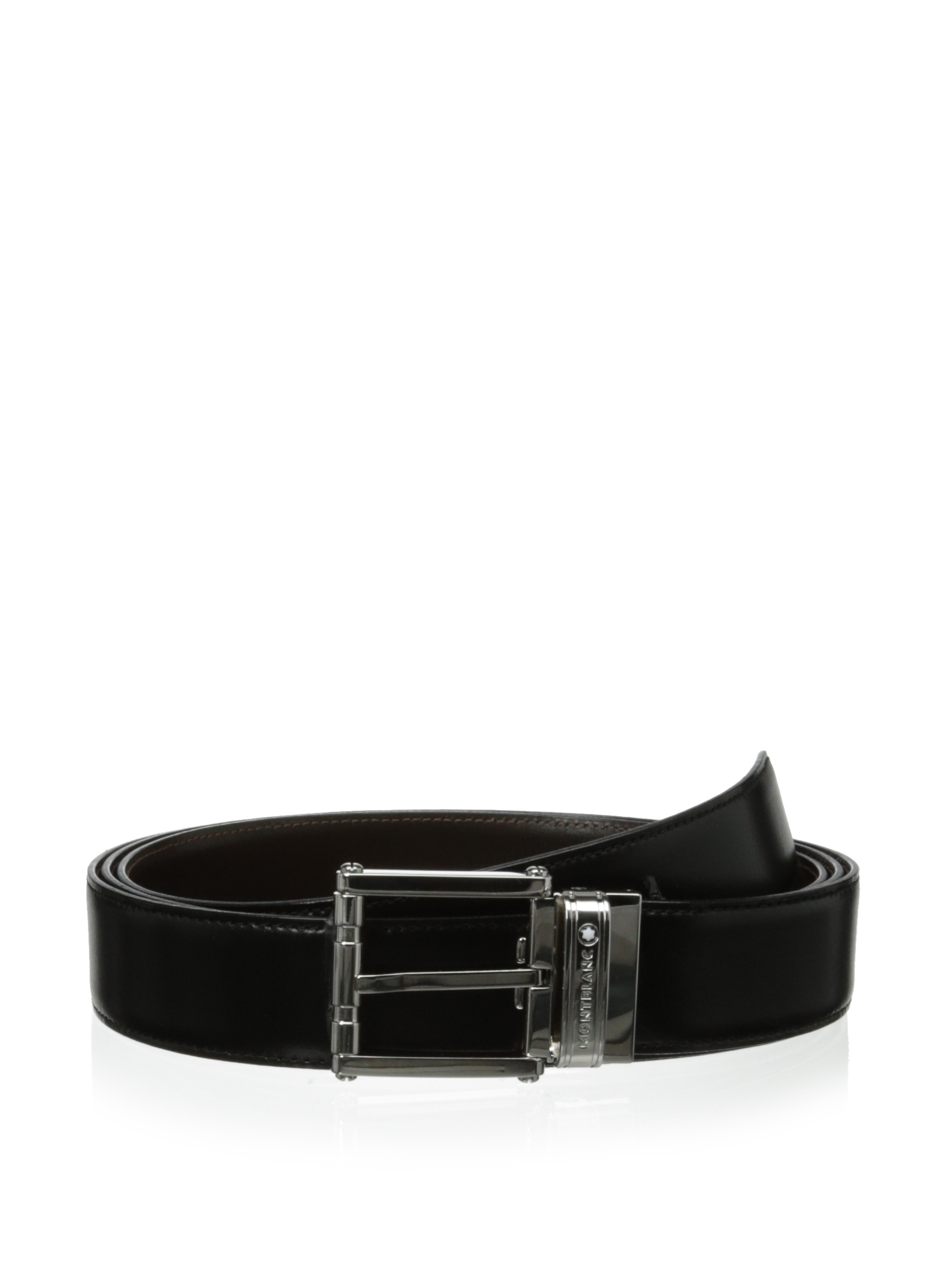 Montblanc Reversible Calfskin Leather Belt 105092