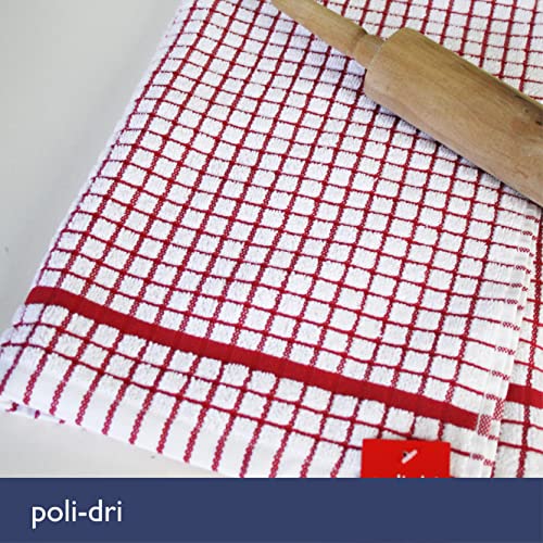 Samuel Lamont & Sons Poli Dri Tea Towel Red