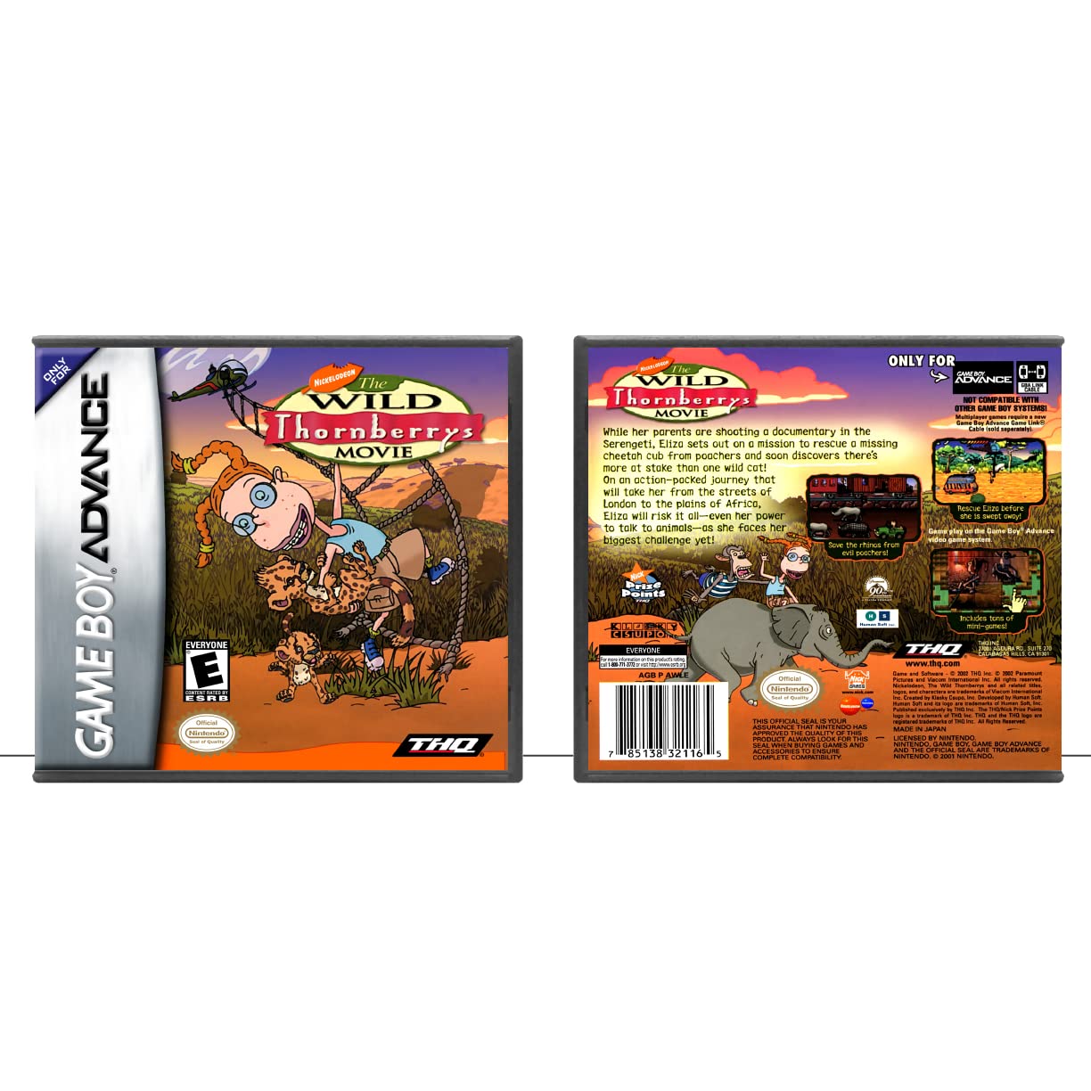 Wild Thornberrys Movie,The | (GBA) Game Boy Advance - Game Case Only - No Game