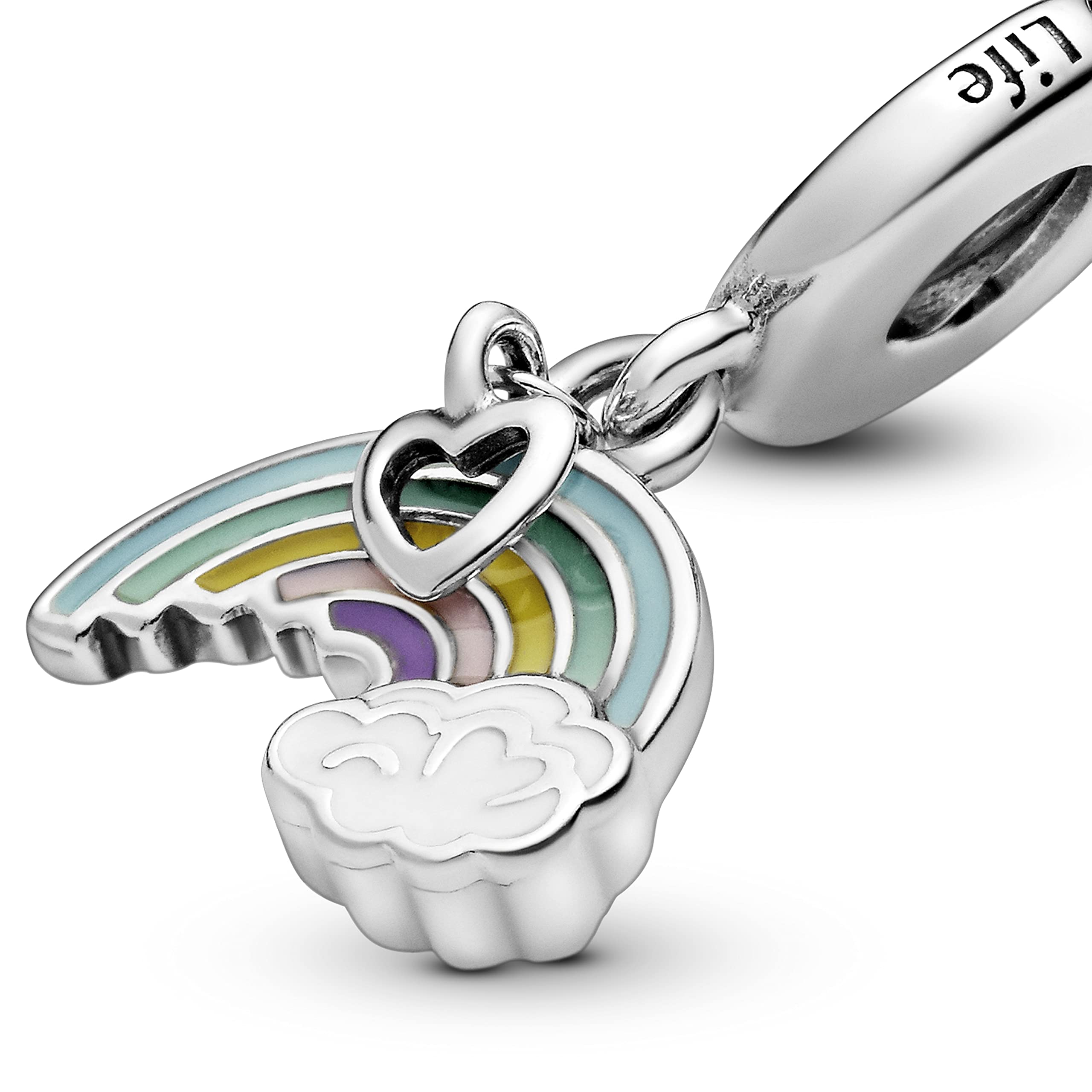 PANDORA Jewelry Rainbow of Love Sterling Silver Charm