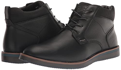 Nunn Bush Men's DC Circuit Plain Toe Chukka Boot with Memory Foam, Black, 13 Wide