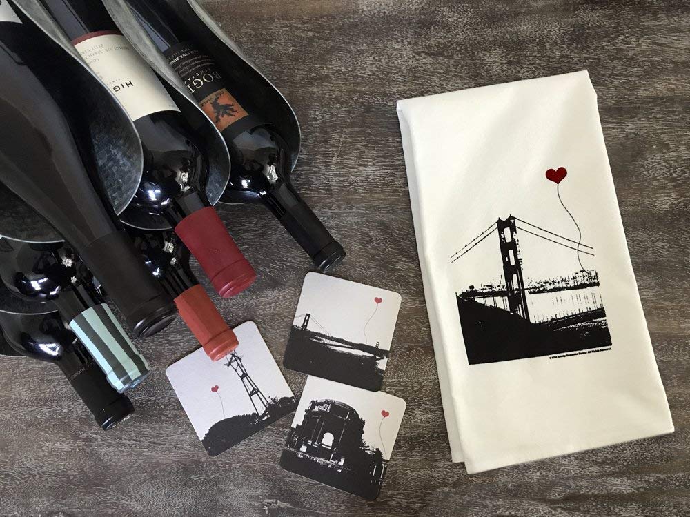San Francisco Golden Gate Bridge Floursack Tea Towel