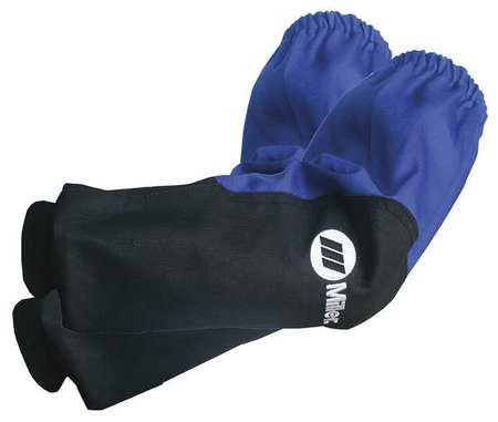 MILLER ELECTRIC Combo Sleeves,Leather,400 Deg. F,PR