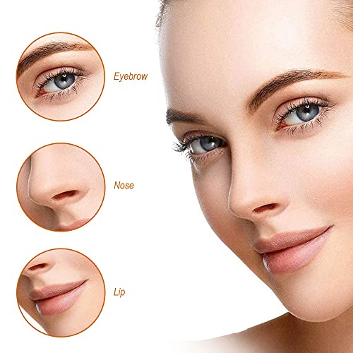 Replacement Heads for Finishing Touch Flawless Brows Eyebrow Facial Hair Remover, Rose Gold - Pack of 2