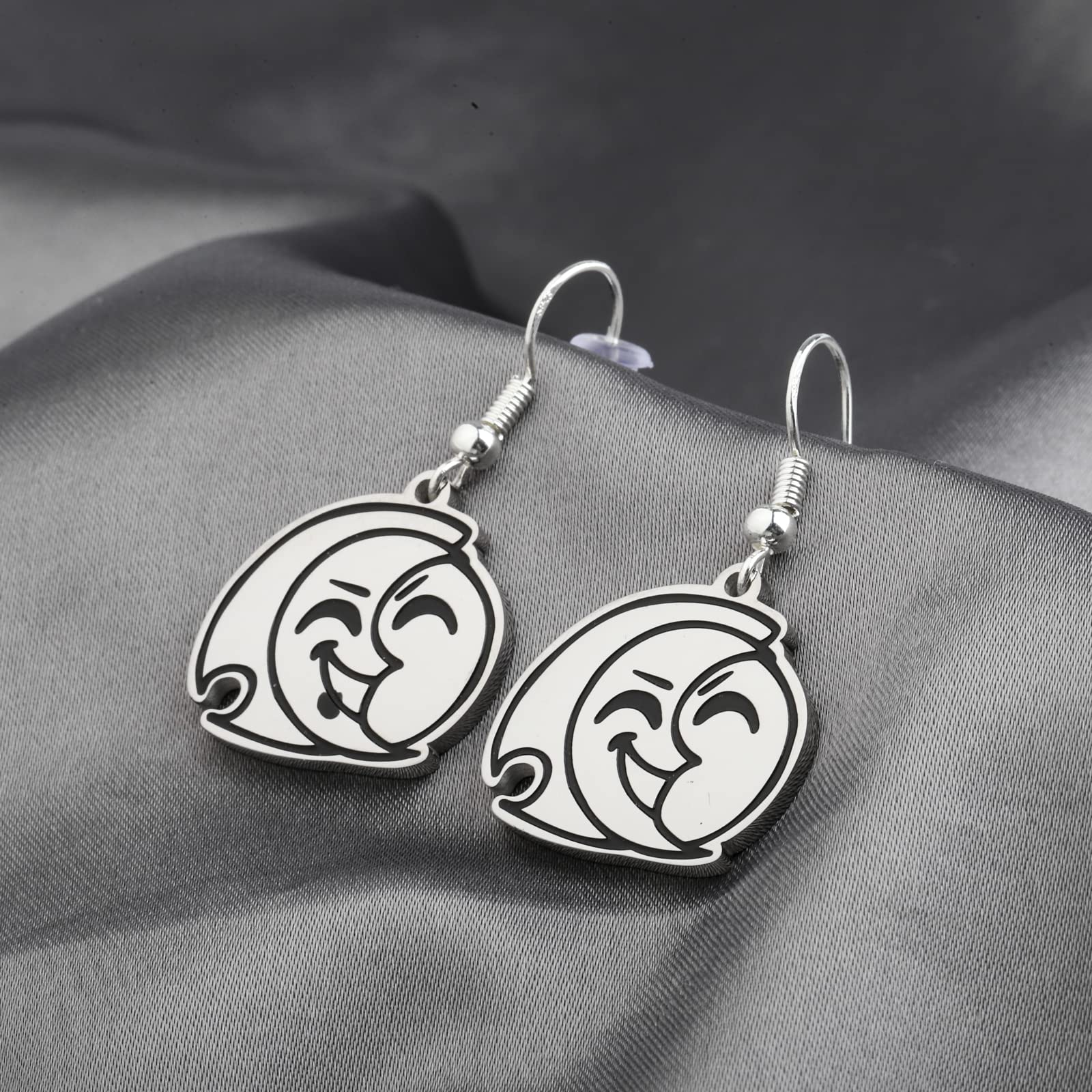 The Owl House Inspired Moony and The Collector Earring Gal Pals Gift ENA and The Owl House Gift (Moony Earrings)