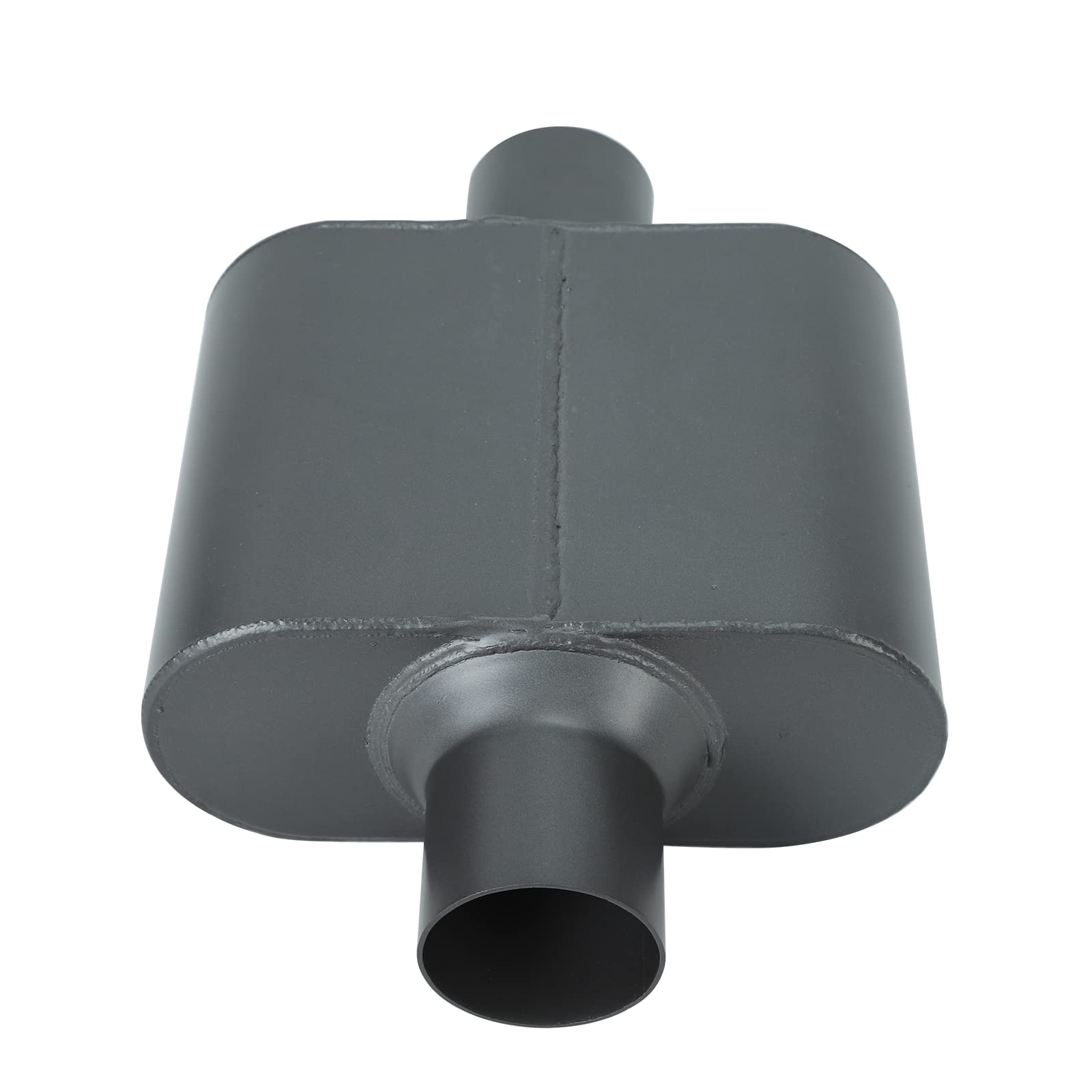 Pair of Single Chamber Performance Race Muffler 2.5" Center/Center Universal Muffler (2.5 Inch)